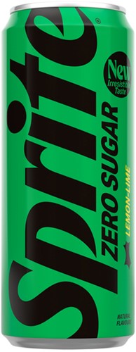 Frisdrank Sprite zero blik 330ml 330 Milliliter bij Prokan