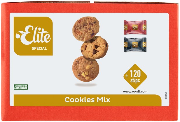 Koekjes Elite cookies mix 120 stuks 120 Stuk bij Prokan